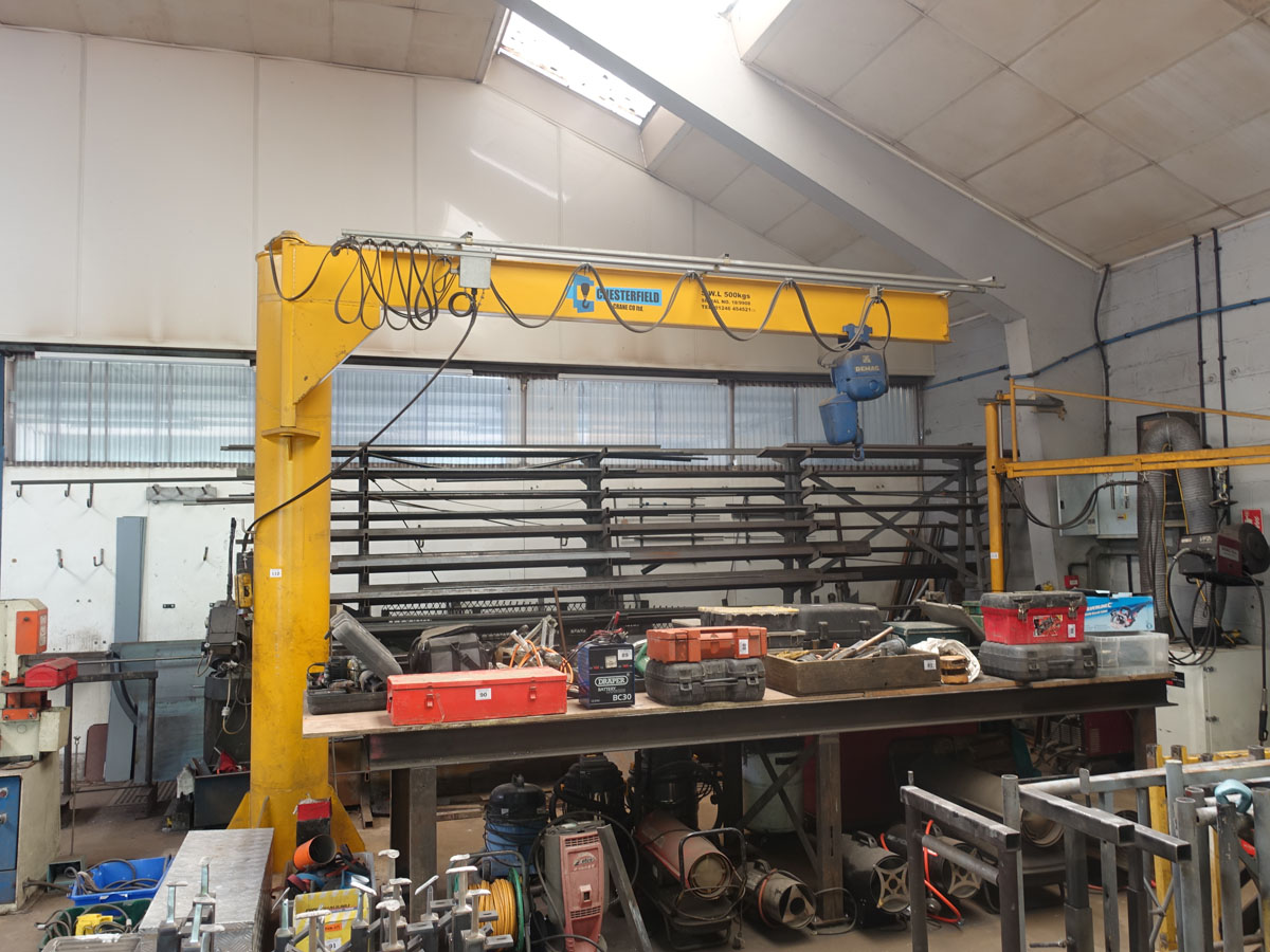 Metal Fabrication Plant, Machine Tools, Stock, Storage Container ...