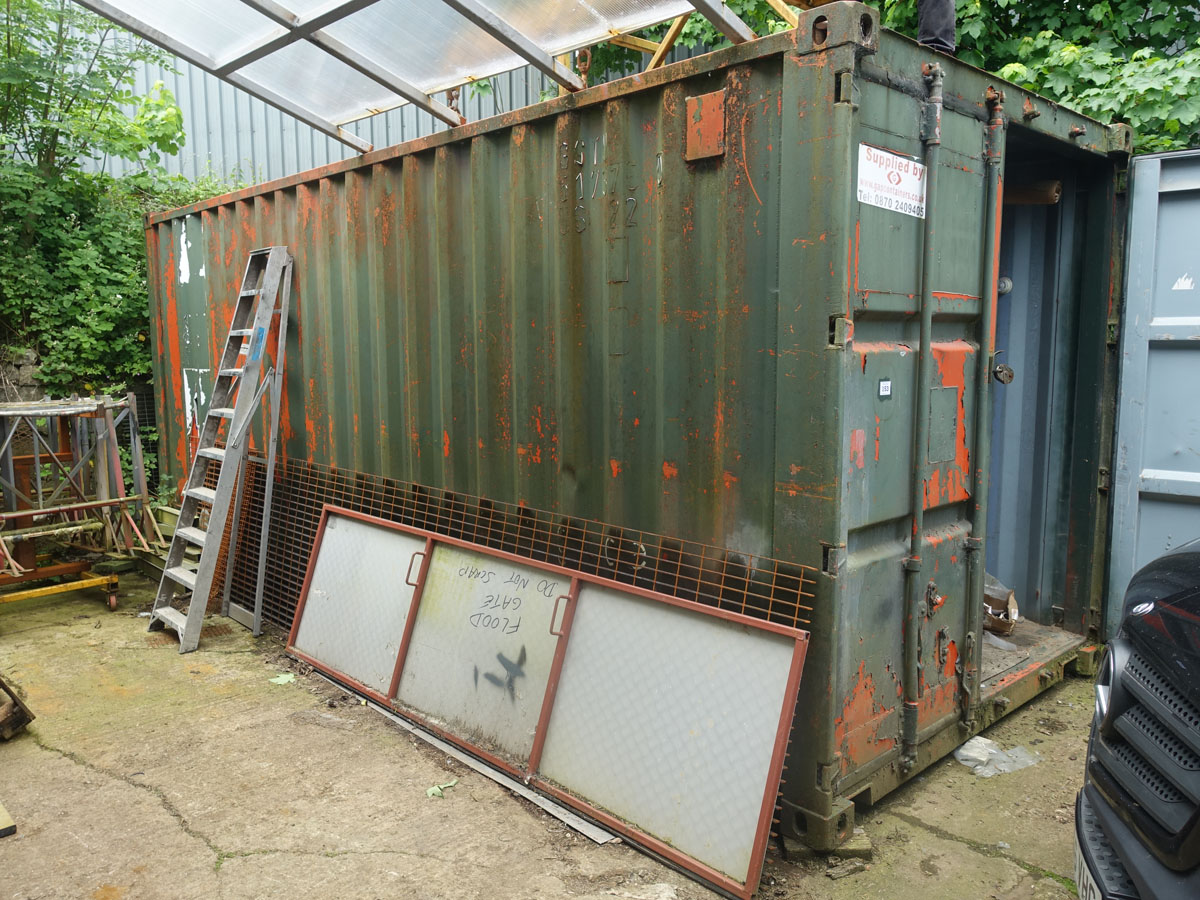 Metal Fabrication Plant, Machine Tools, Stock, Storage Container ...