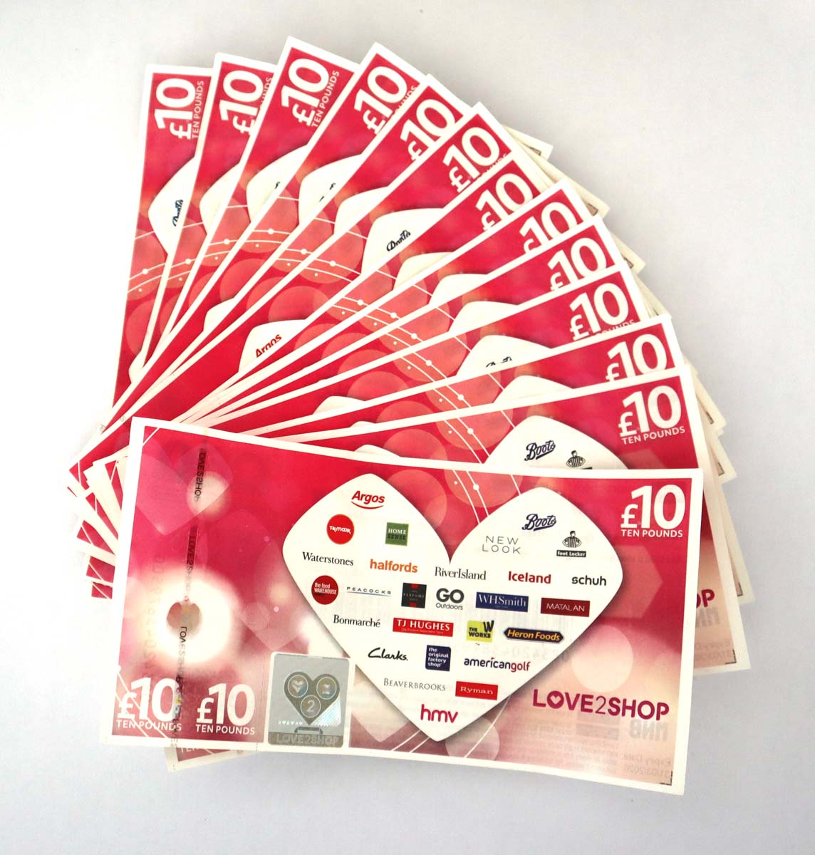 Shop Store Cards & Gift Vouchers