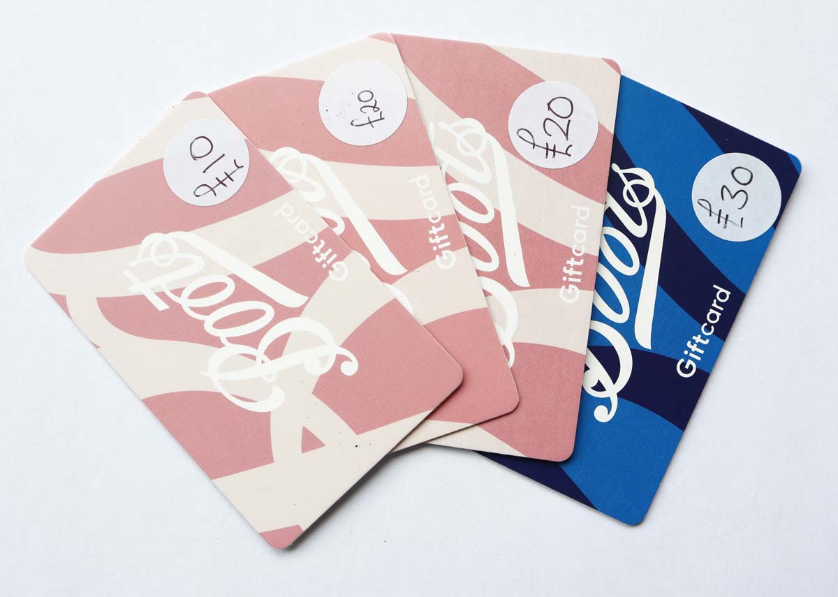 Shop Store Cards & Gift Vouchers