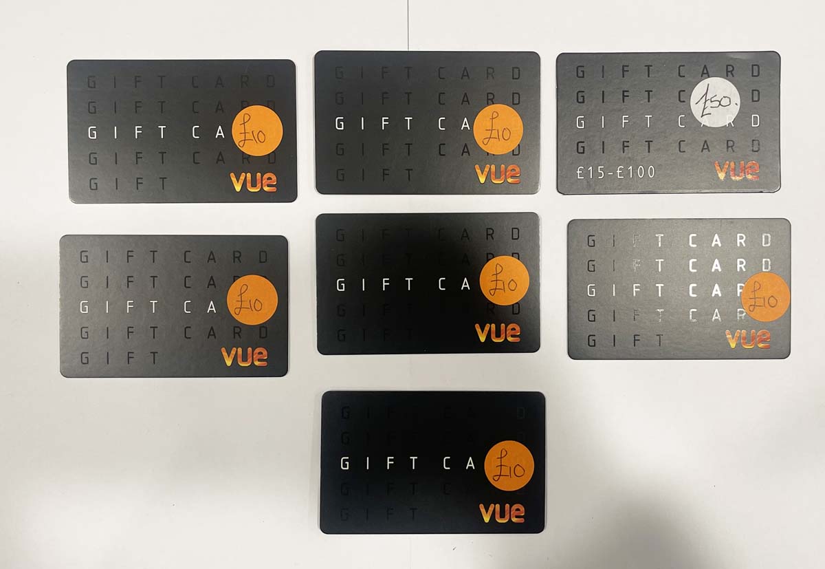 Shop Store Cards & Gift Vouchers
