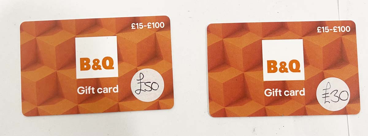 Shop Store Cards & Gift Vouchers