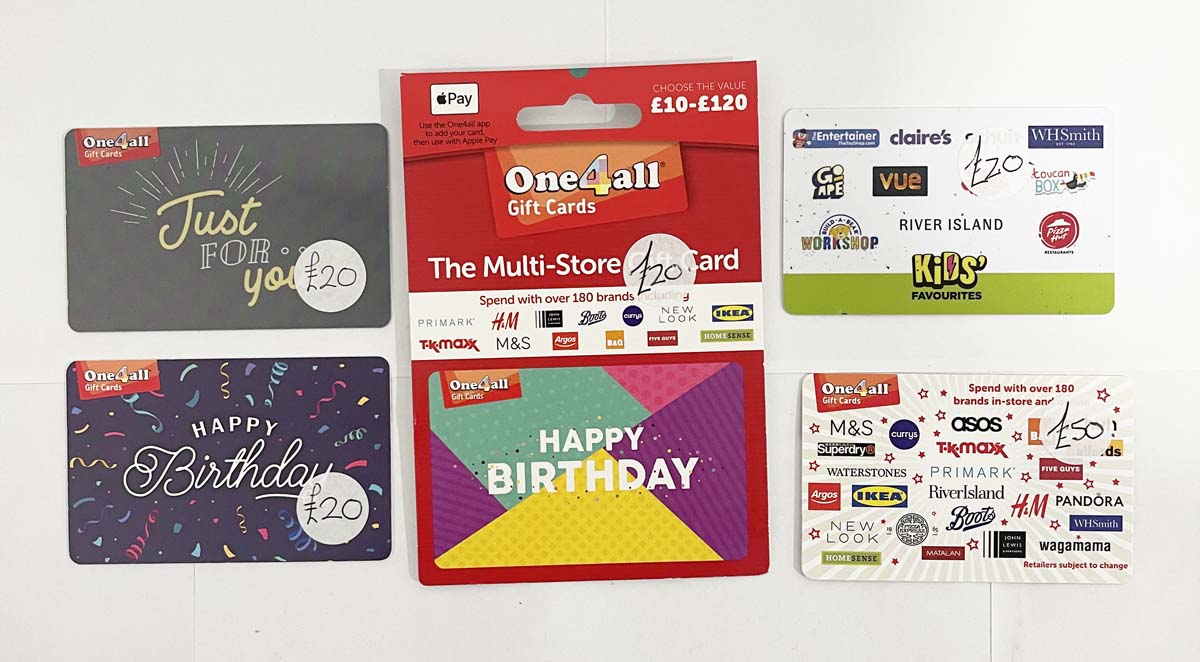 Shop Store Cards & Gift Vouchers