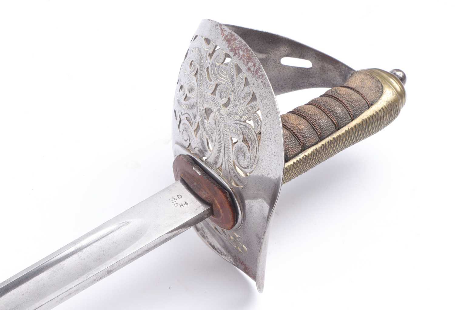 Lot 96 - British 1897 Pattern Infantry sword, 31½ ins