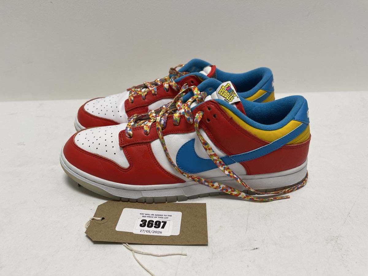 Lot 3697 - Nike dunk low QS LeBron James fruity